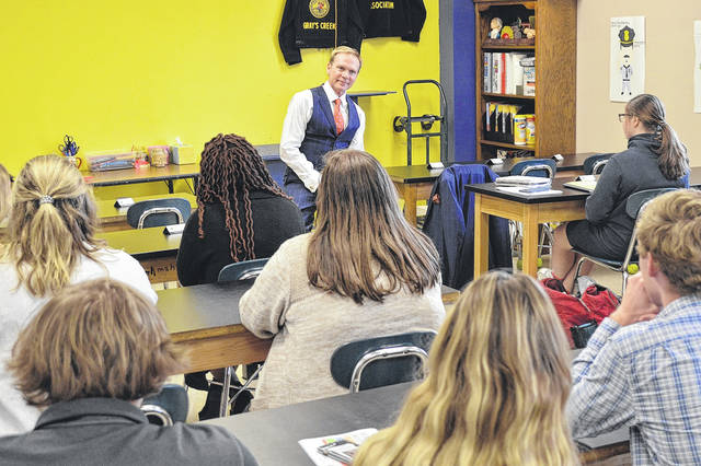 Fussell visits Harrells Christian students | Bladen Journal