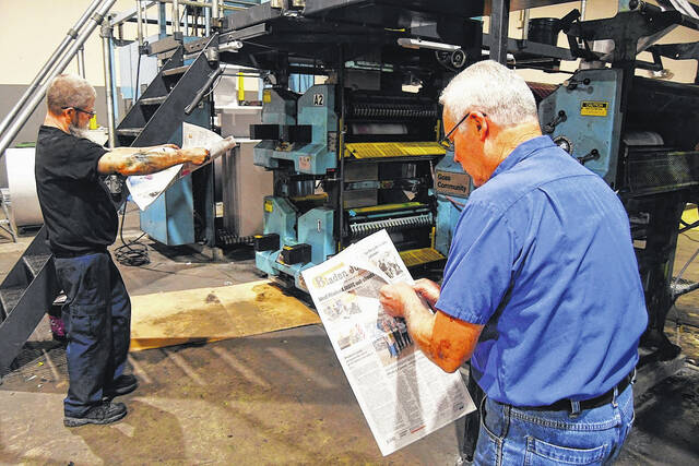 Printing press project on schedule | Bladen Journal