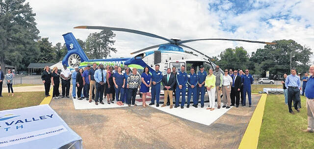 Bladen County Hospital cuts ribbon on new helicopter | Bladen Journal