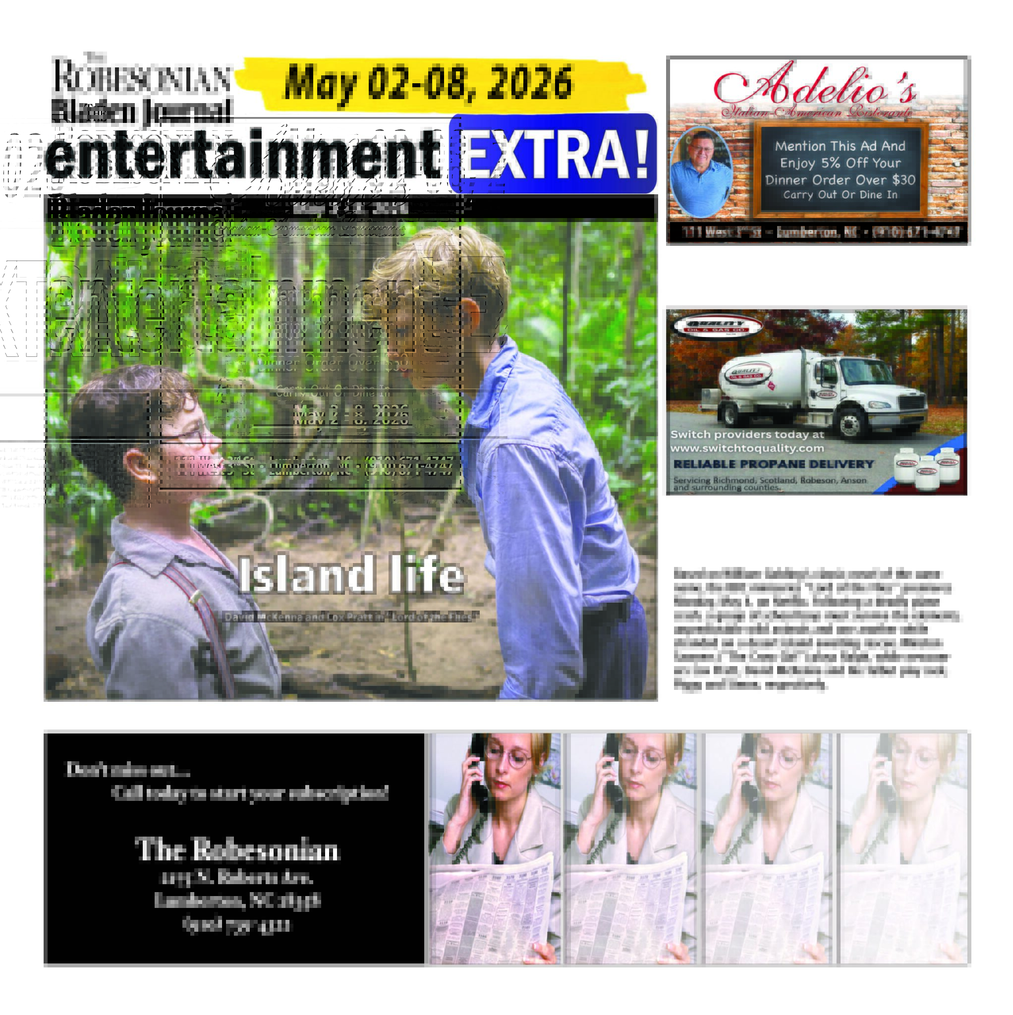 TV Week - May 5, 2026 | Bladen Journal